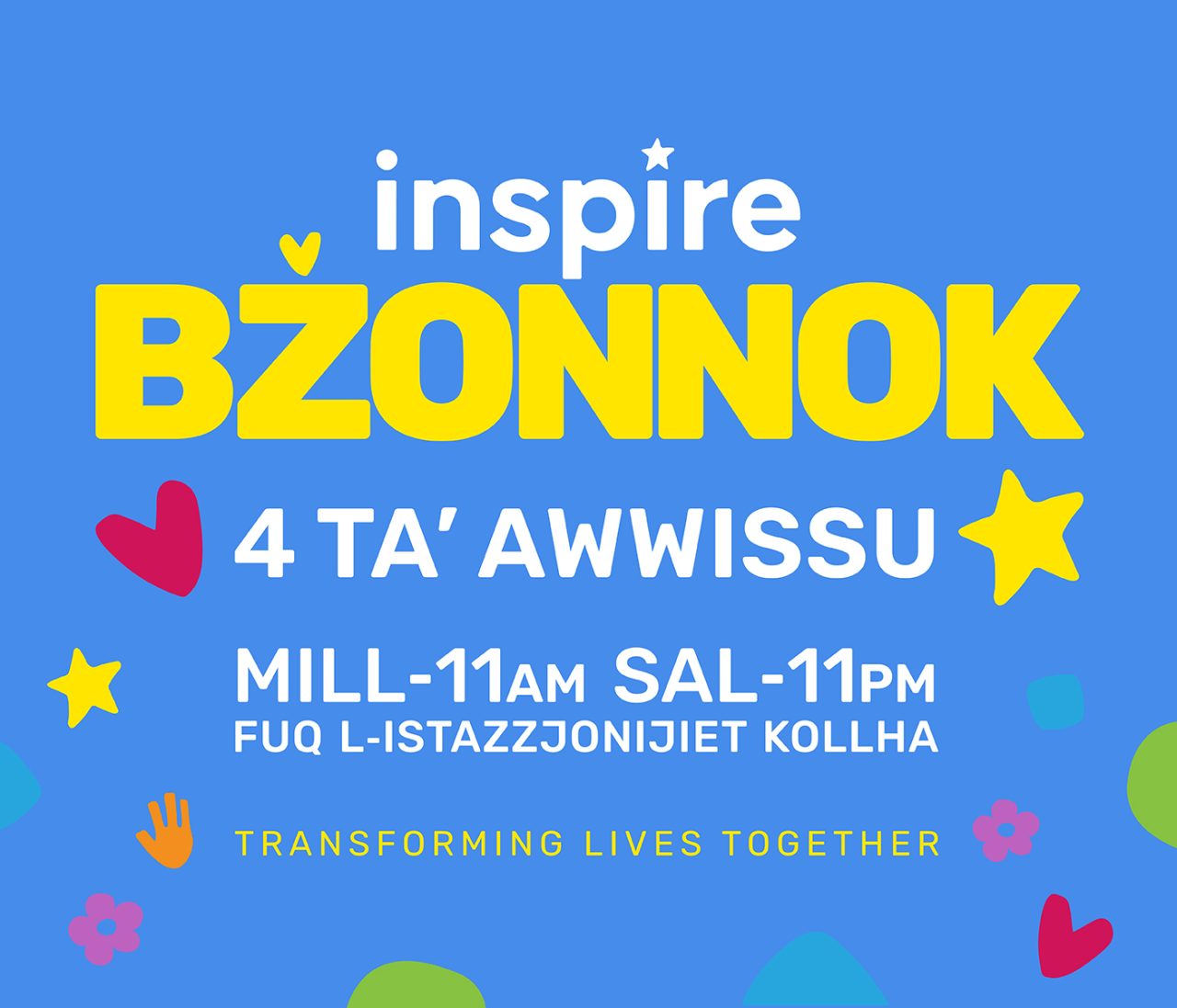 Inspire Bżonnok - Inspire Malta